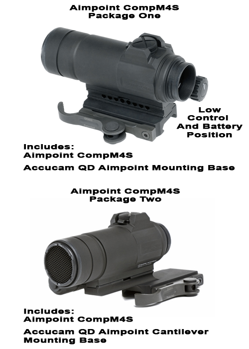 Aimpoint Comp M4S| Aimpoint M4S| Comp M4S Best Value Package