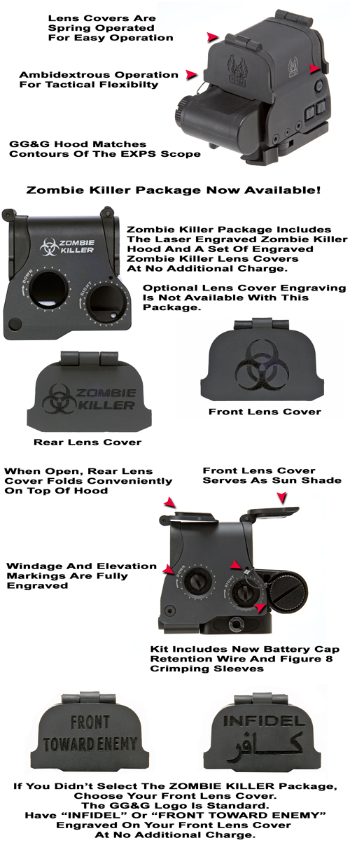 EOTech EXPS Lens Covers | EOTech XPS2-0, EXPS2-2, EXPS3-0,EXPS3-2 ...